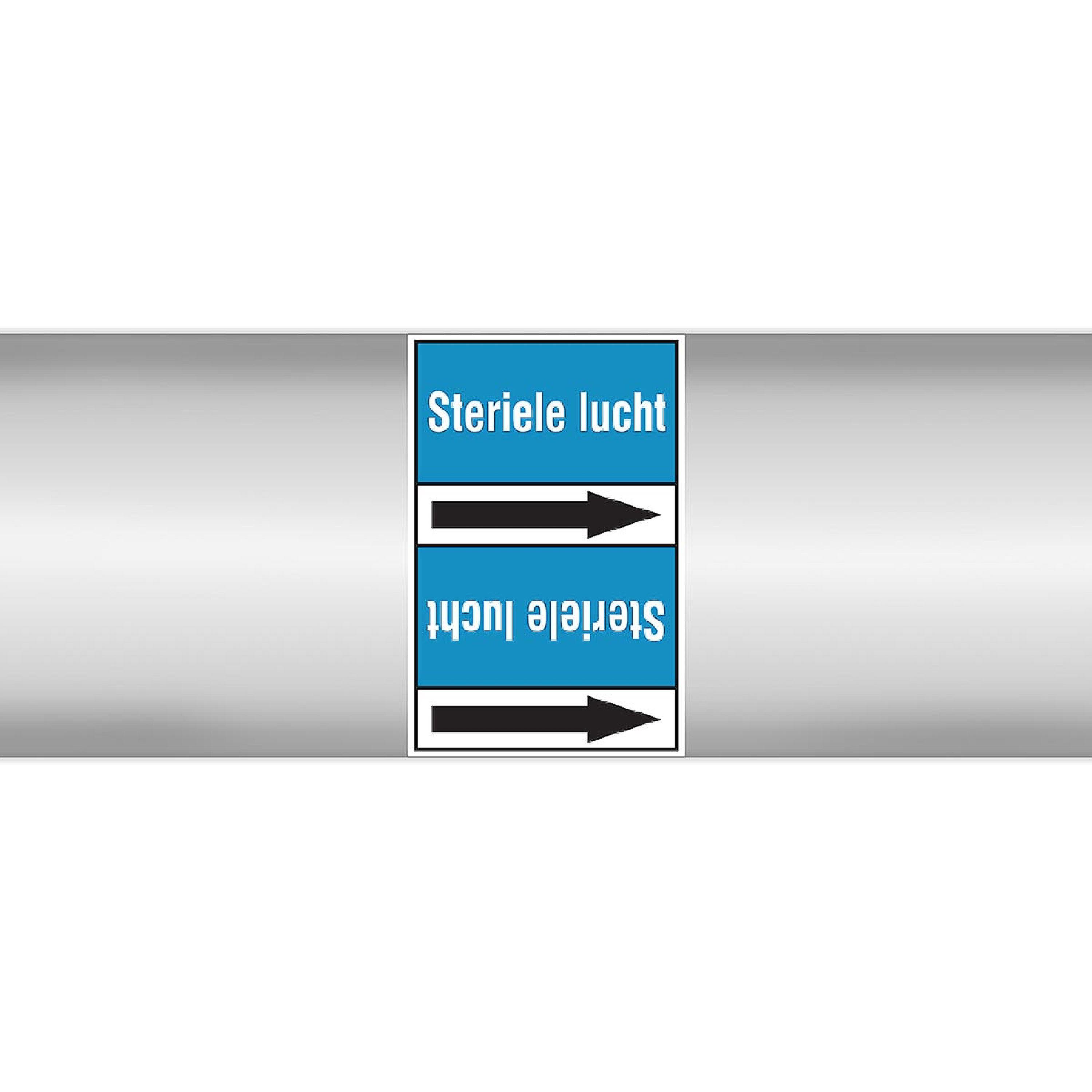 BRADY N004805 pipe marker for sterile air, without pictogram 33 m x 100 ...