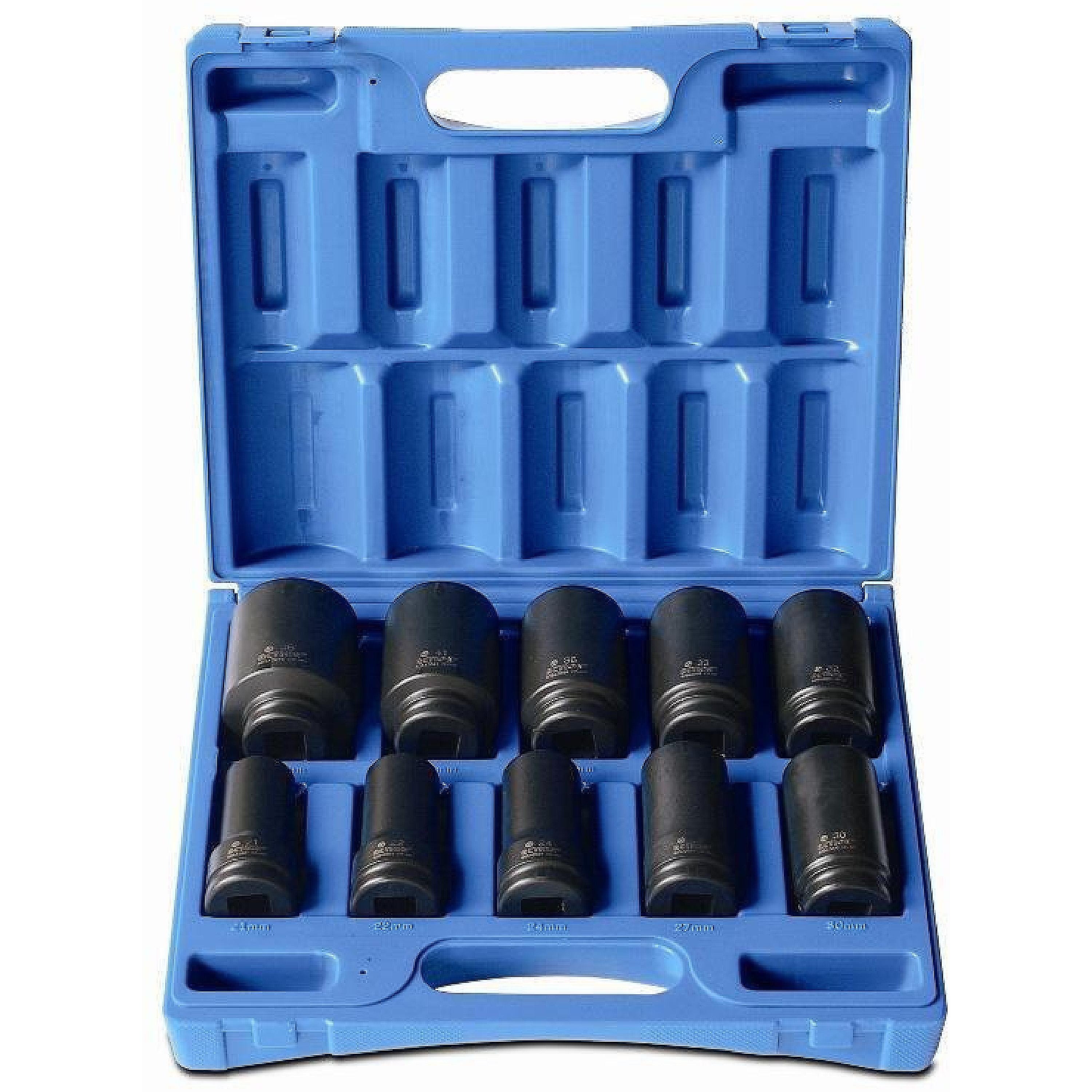 ACTION DO605421001 impact socket set 3/4" drive square hexagon deep in ...