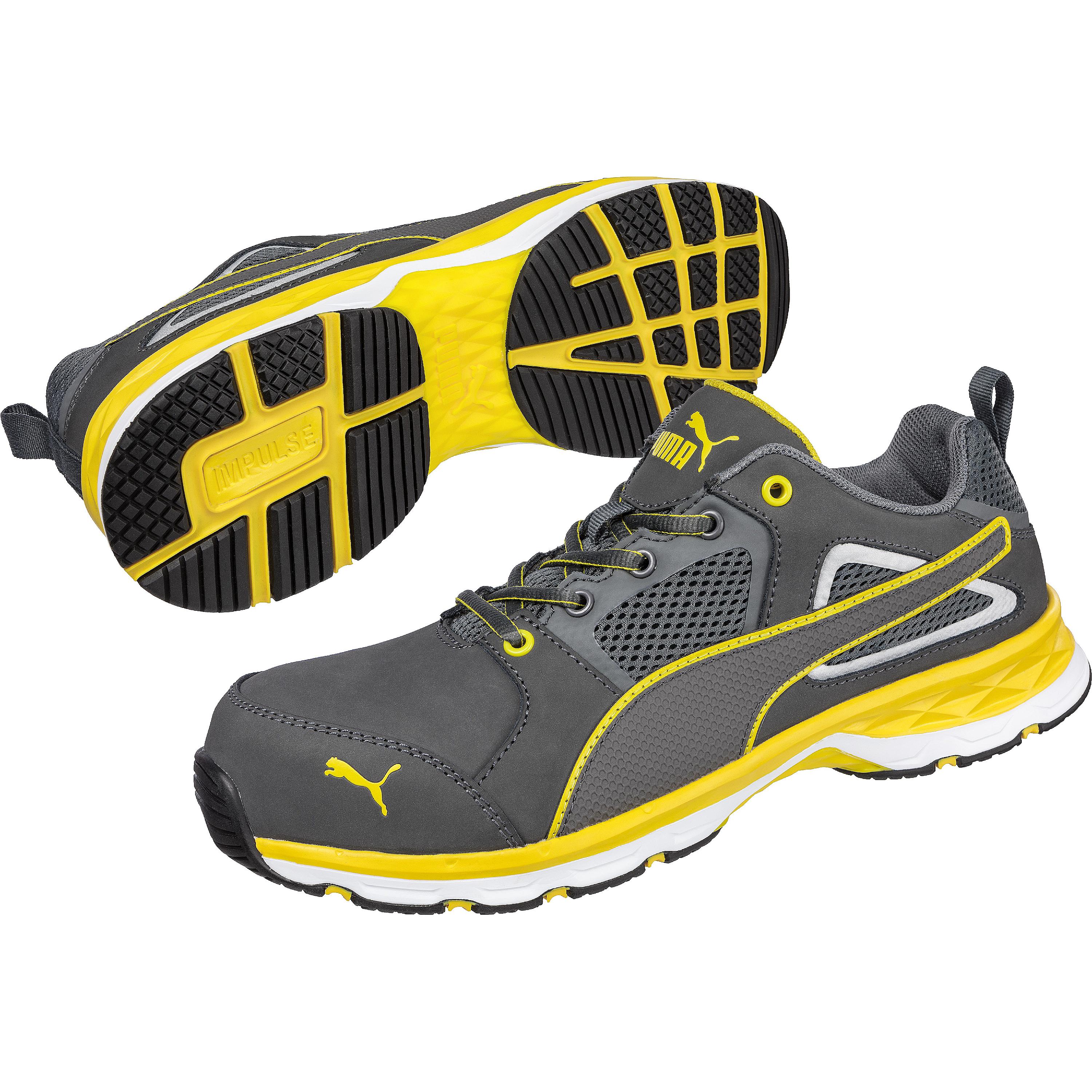PUMA Pace 2.0 S1P chaussure de sécurité basse (gris/jaune) - 900 30037 ...