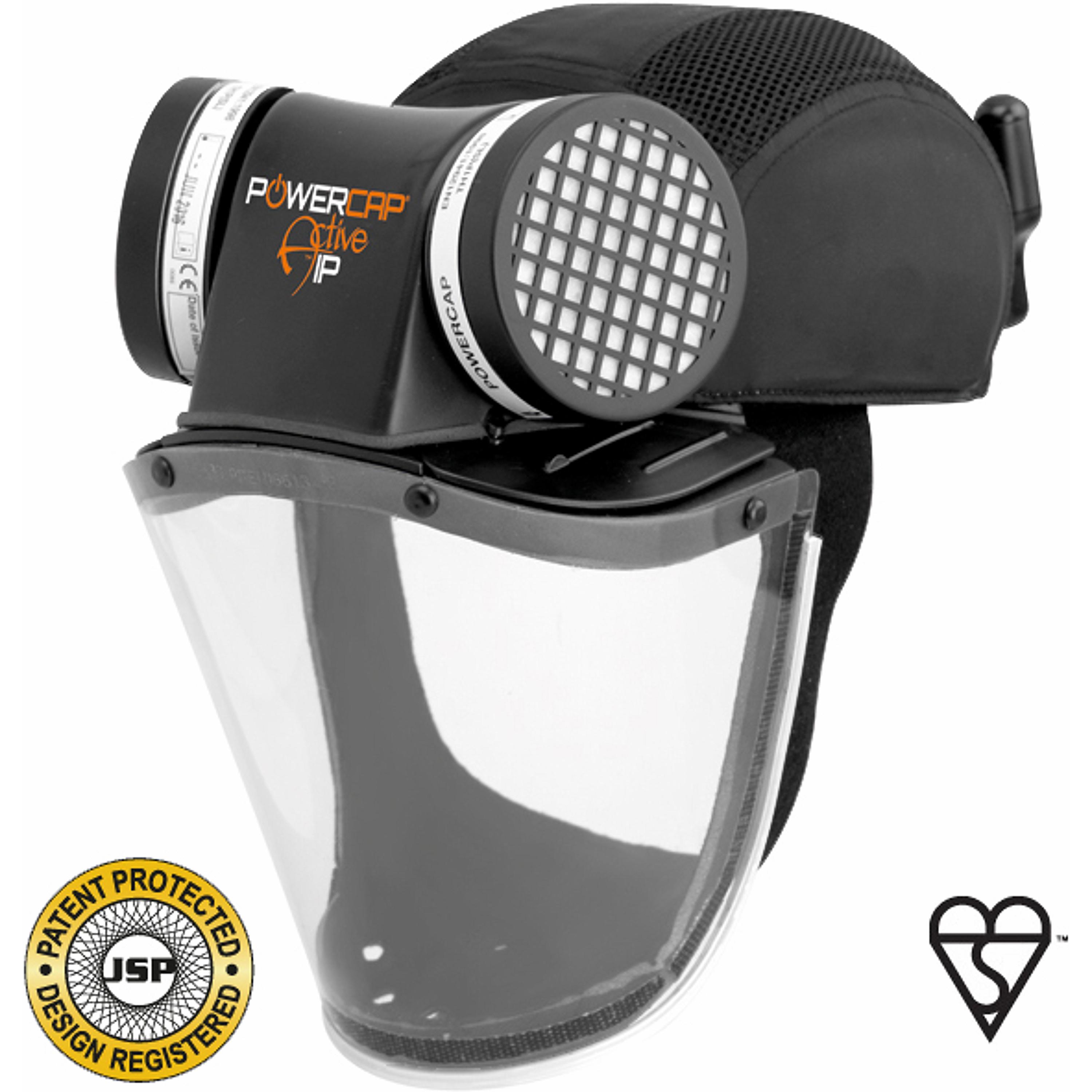 JSP CAE602-941-100 Powercap Active IP breathing system 8hr black | Klium