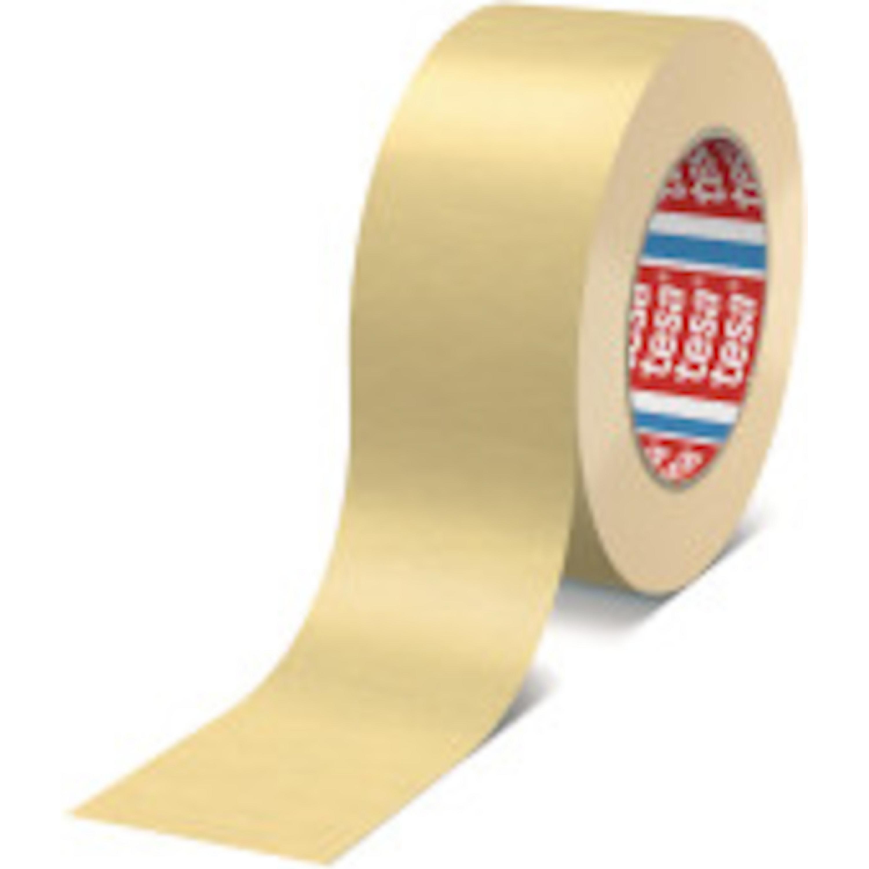 TESA 4302 strong paper masking tape up to 160° C transparent 19mm x 50m ...