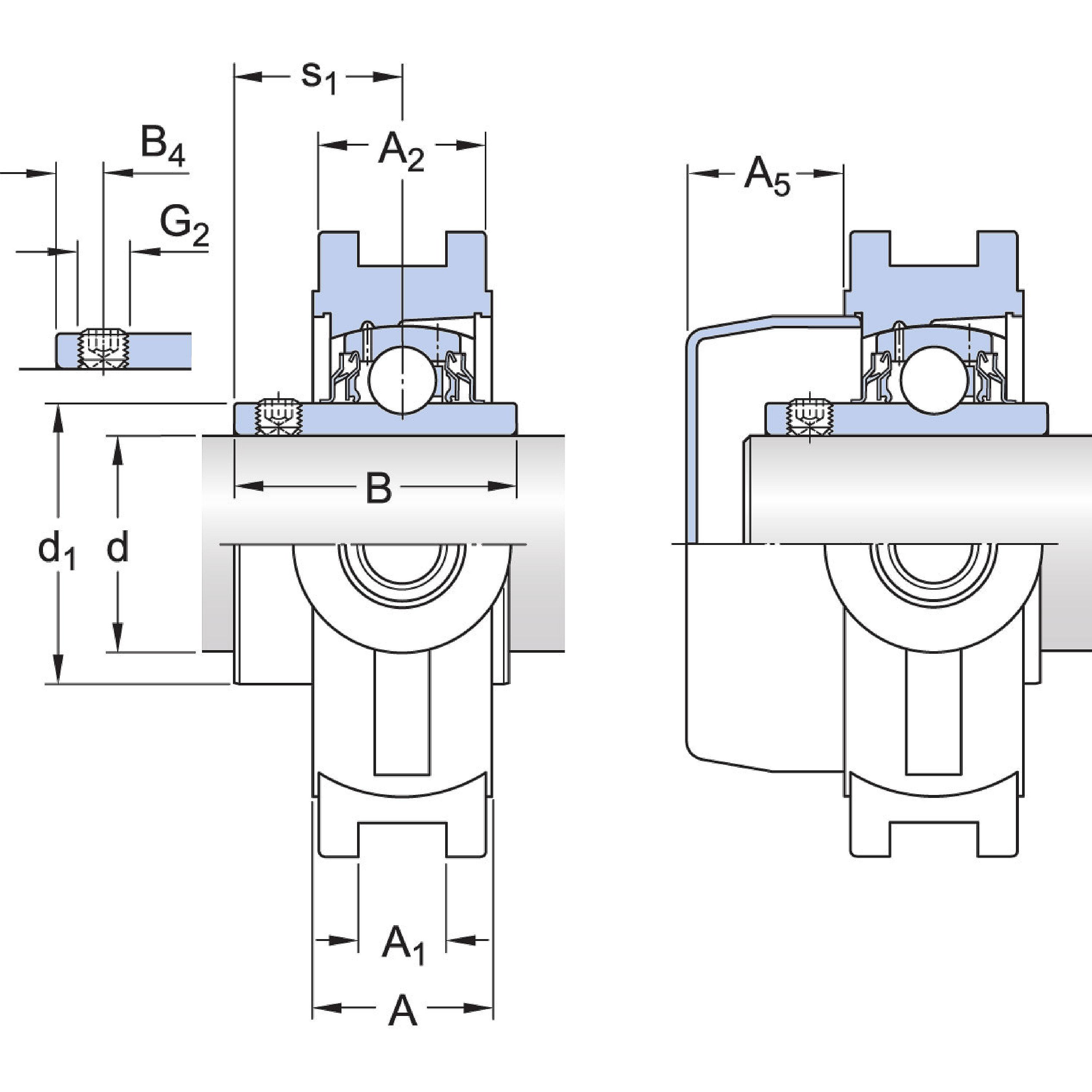 SKF TUWK 20 LTA ball bearing unit 20 mm | Klium