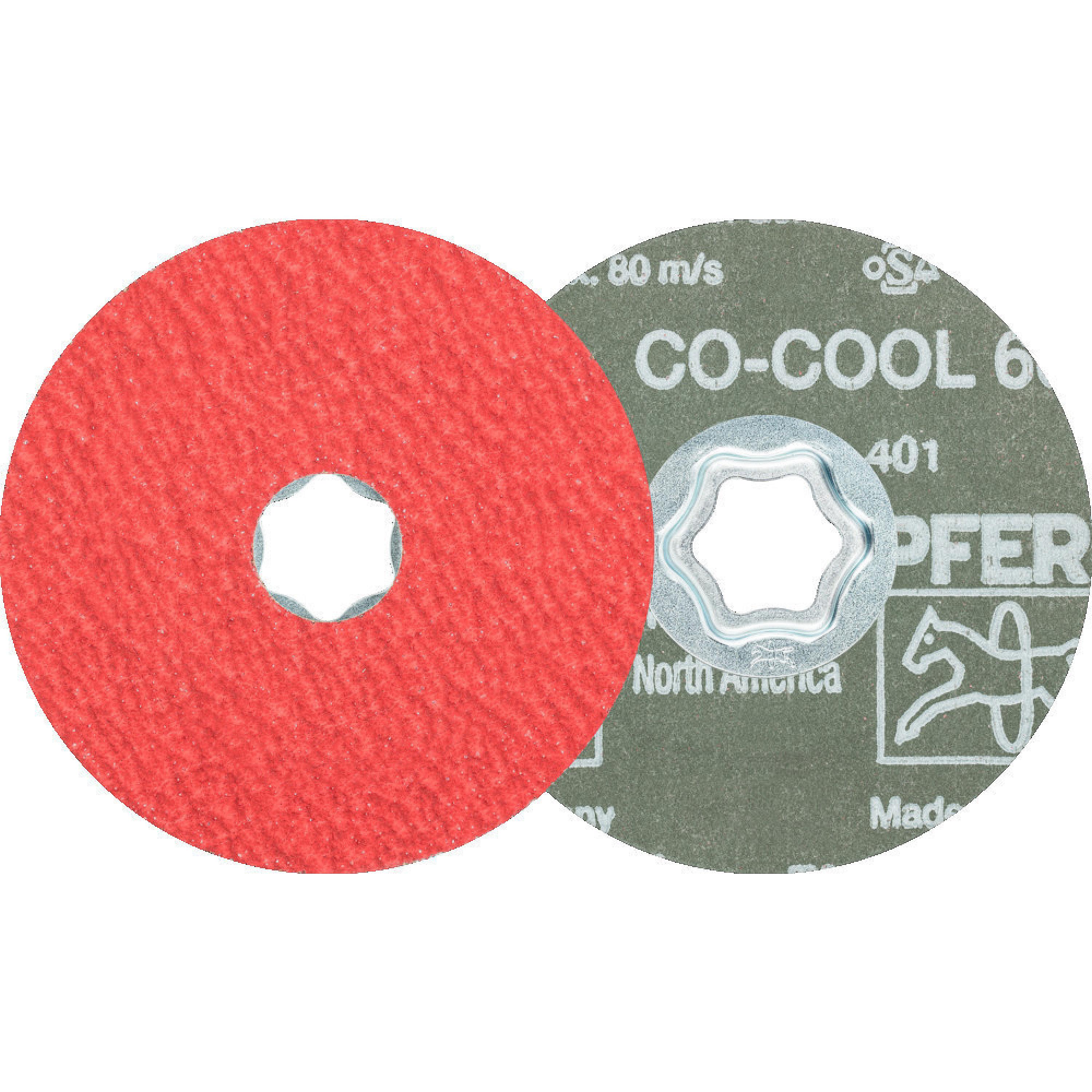 PFERD CC-FS 100 CO-COOL 60 COMBICLICK disque en fibre avec grain céramique Ø 100 mm, grain 60 ...